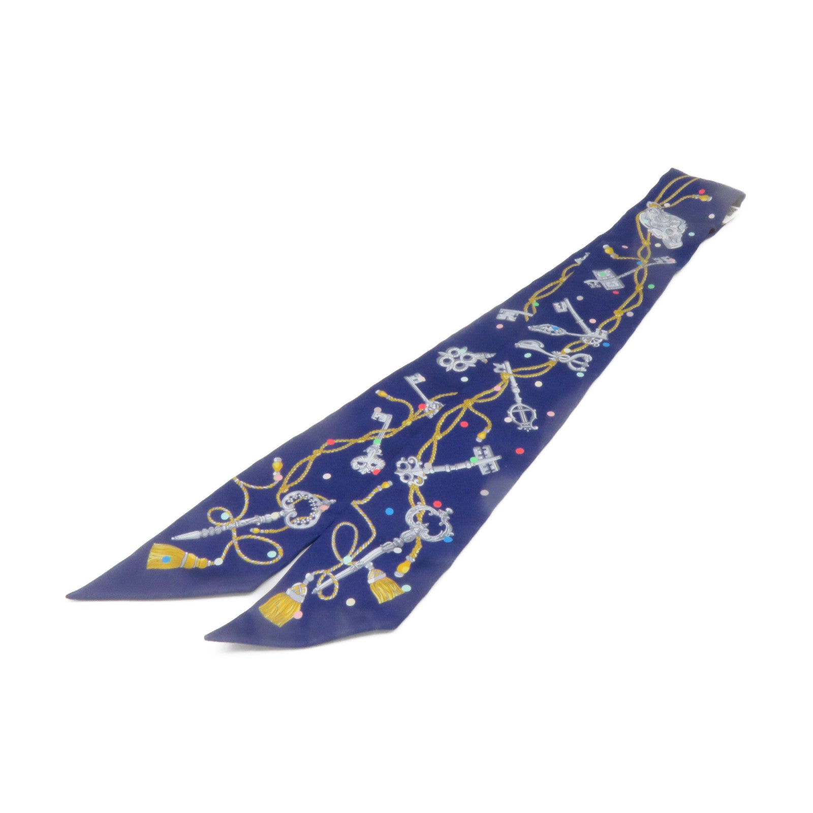 HERMES 絲質Twilly Scarf絲巾藍色/彩色 – Brand Off Hong Kong Online Store