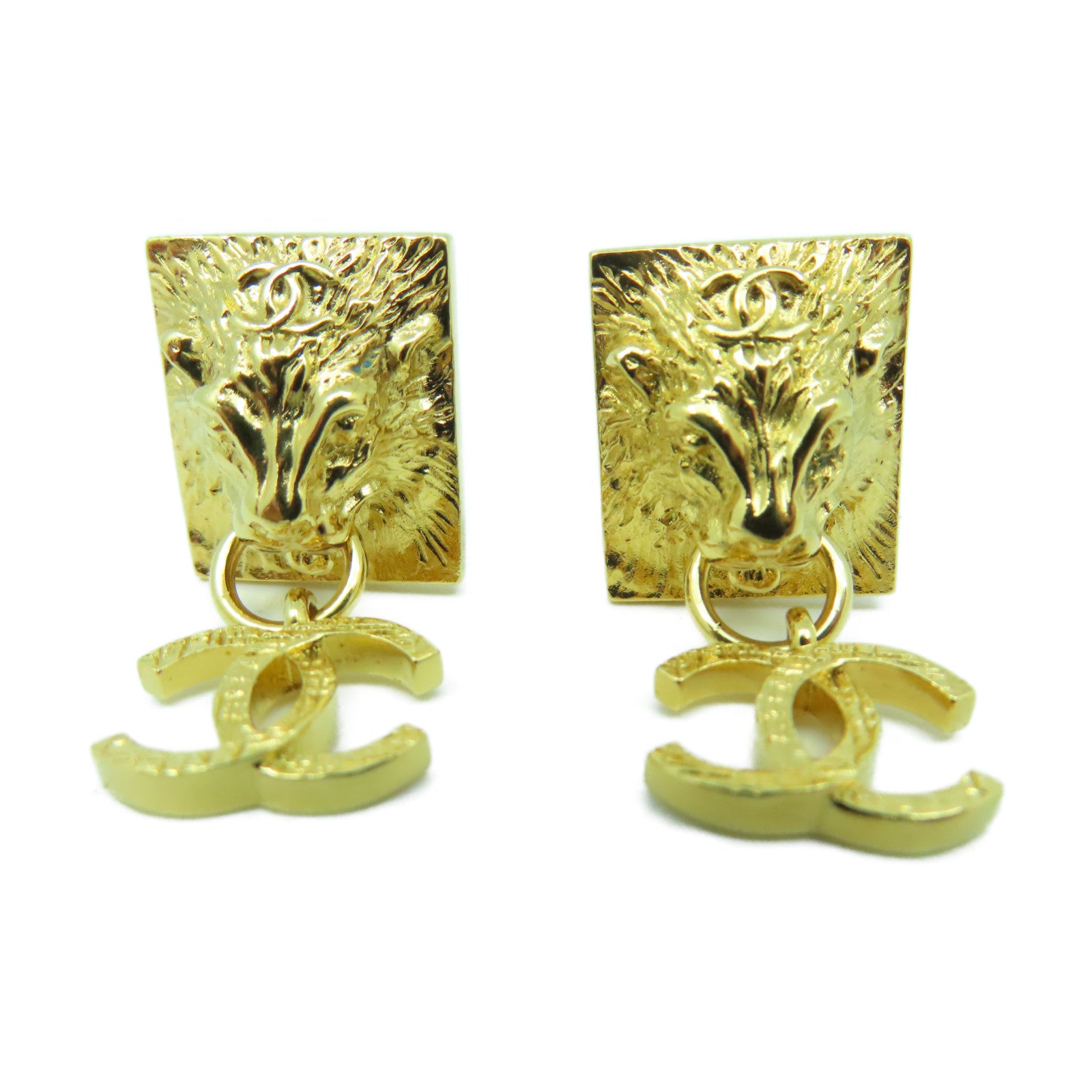 CHANEL 金屬Earrings耳環金色 – Brand Off Hong Kong Online Store