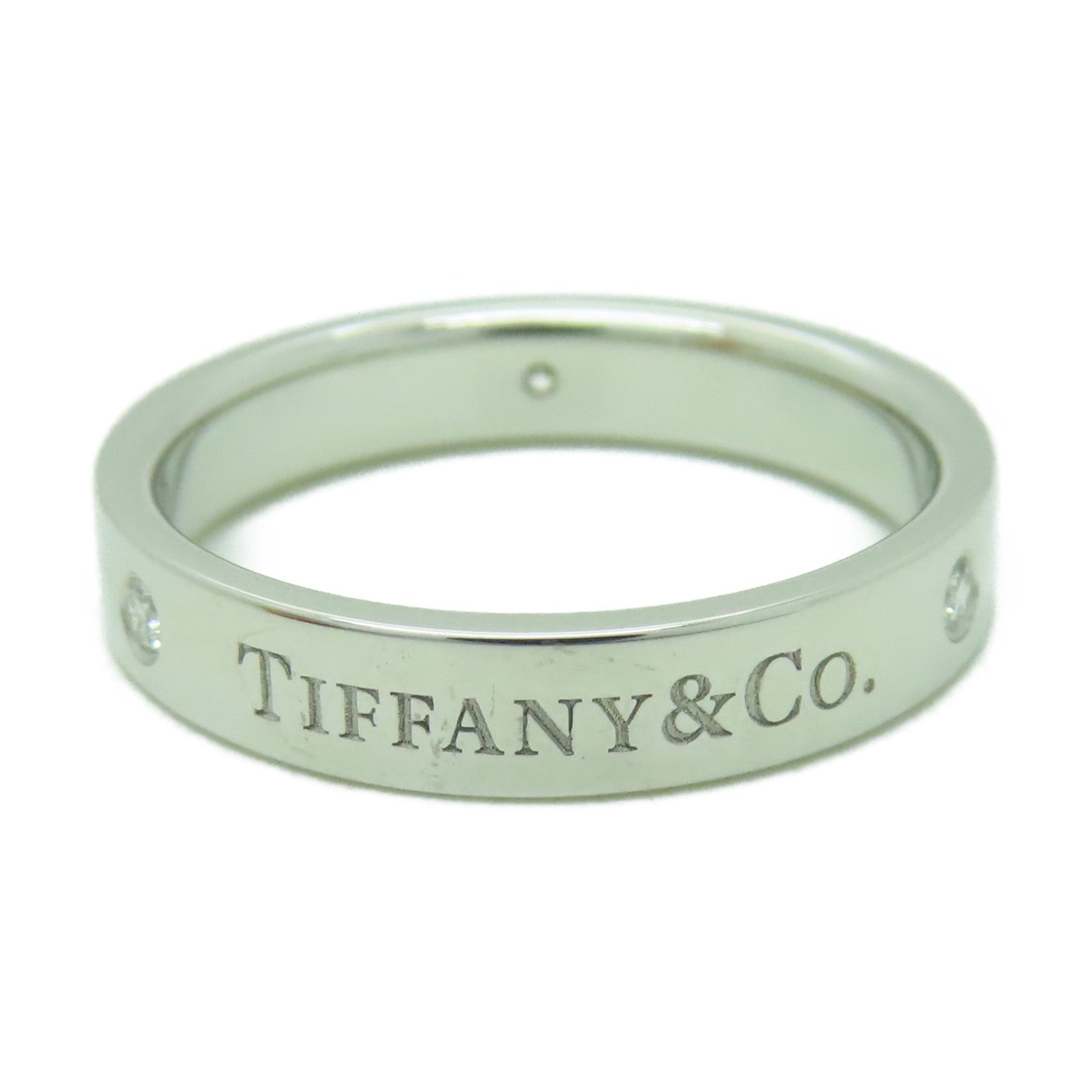 TIFFANY＆CO PT950鉑金Diamond Wedding Ring鑽石戒指US#8 – Brand Off Hong Kong Online Store