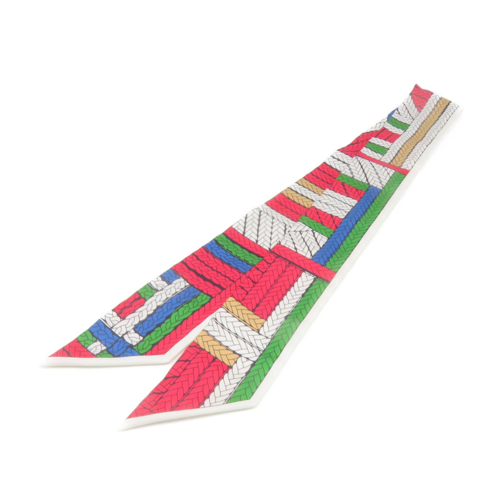 HERMES 丝质Twilly Scarf丝巾红色/白色/彩色 – Brand Off Hong Kong Online Store